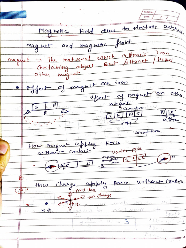 Magnetic Field Due To Electric Current PHY | PDF
