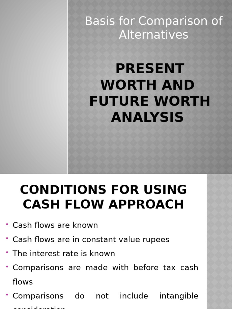 3-Present and Future Worth Methods | PDF | Cash | Interest