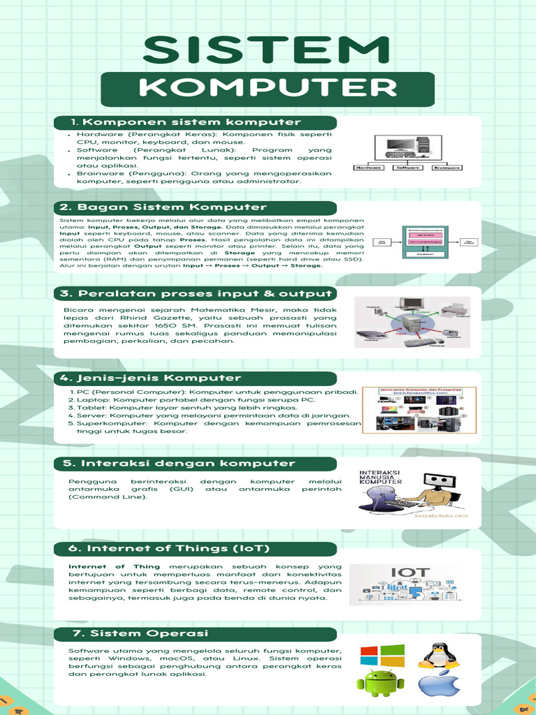 Infografis Sistem Komputer | PDF