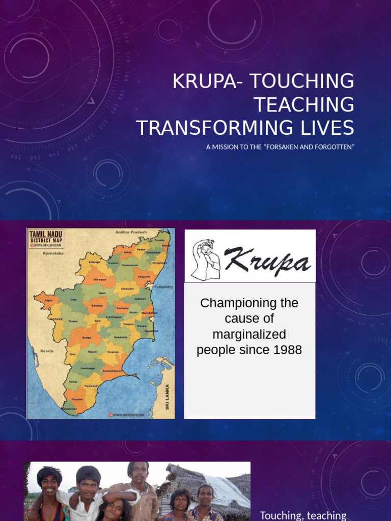Krupa - Touching Teaching Transforming Lives | PDF | Health Care | Social Programs