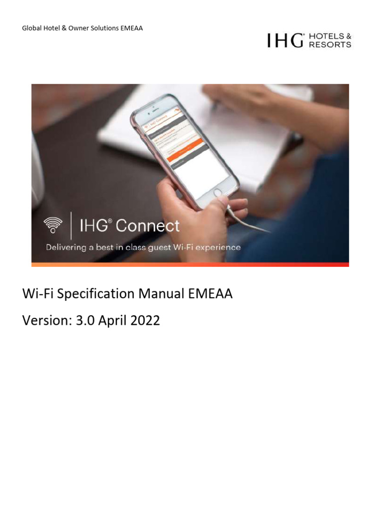 IHG Connect - WiFi Specification Manual EMEAA V3.0 April 2022 | PDF ...