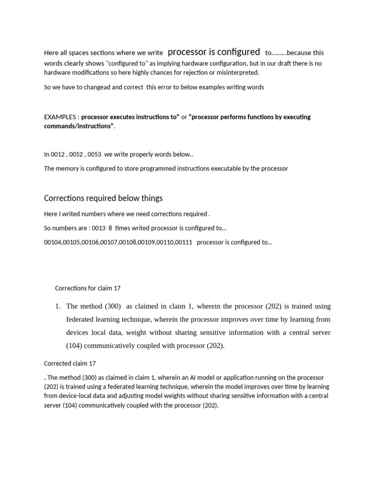 Corrections and Modifications Details | PDF | Artificial Intelligence ...