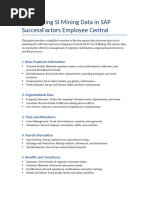 SuccessFactors EC Standard Workbooks | PDF