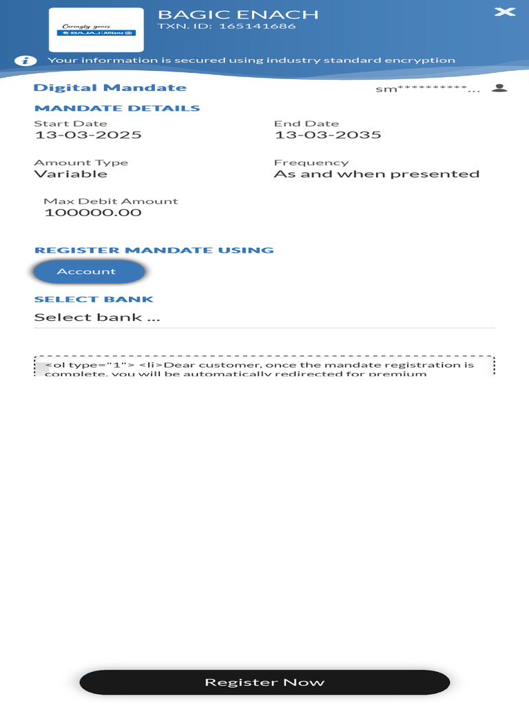 BAGIC ENACH Payment Confirmation | PDF