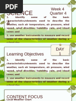 Grade 4 Weather Elements Lesson Plan | PDF | Atmosphere Of Earth | Cloud
