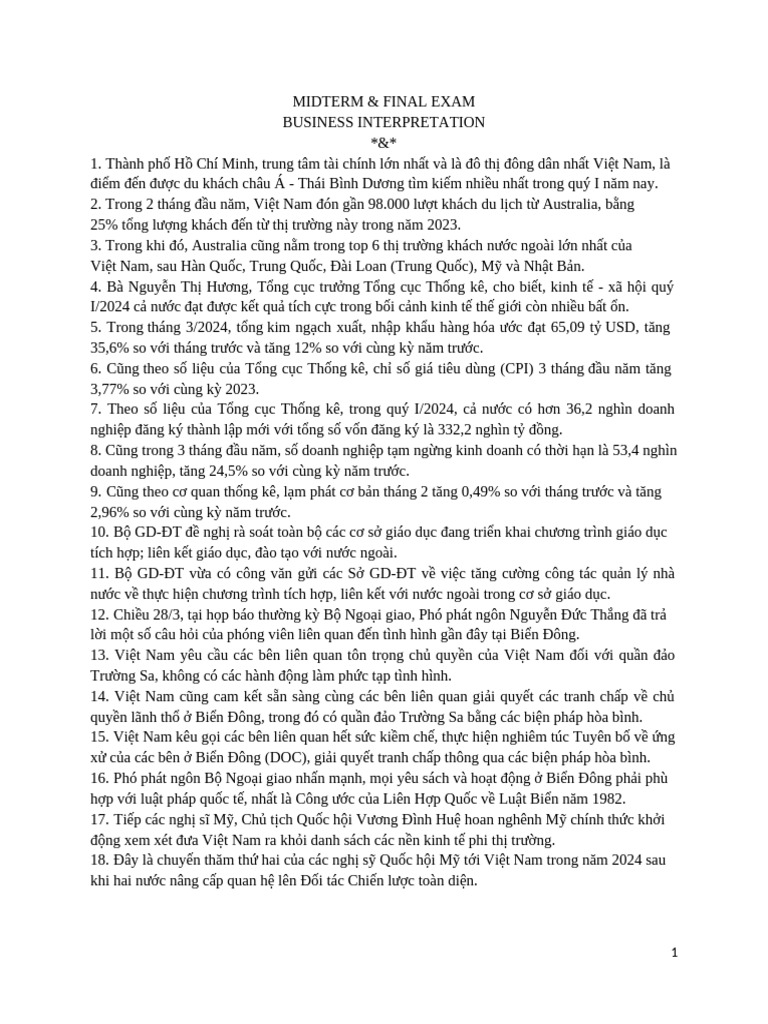 Midterm & Final Exam - New | PDF