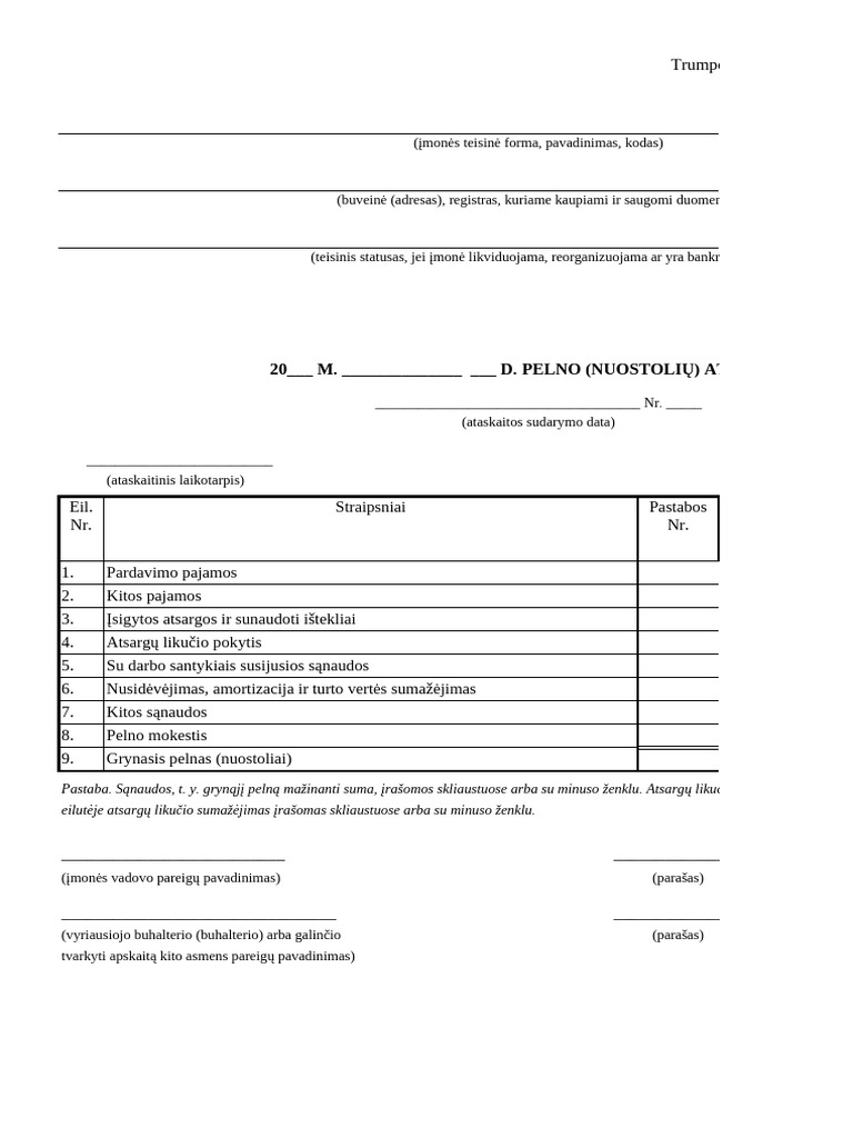 Trumpos PNA Forma2016 | PDF
