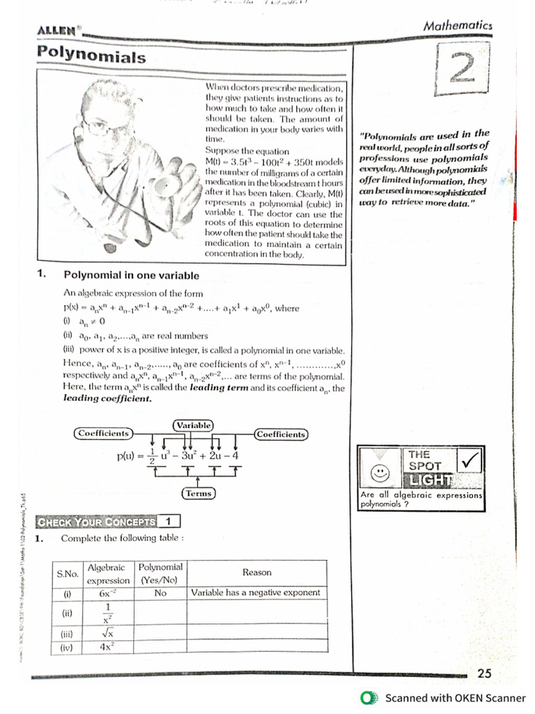 Polynomials | PDF