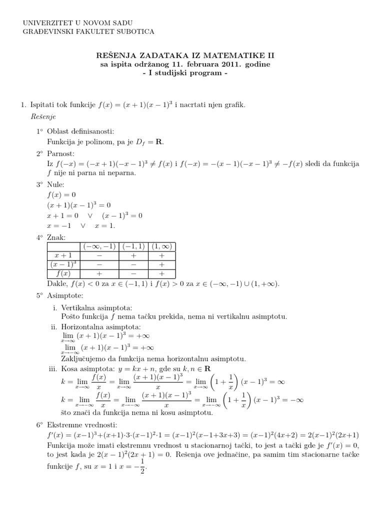 M2 Jan 10 11 Resenja | PDF