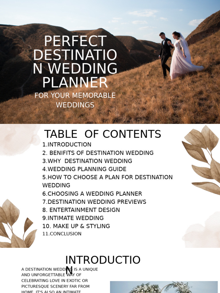 Creating Unforgettable Moments With Destination Weddings | PDF | Wedding | Marriage