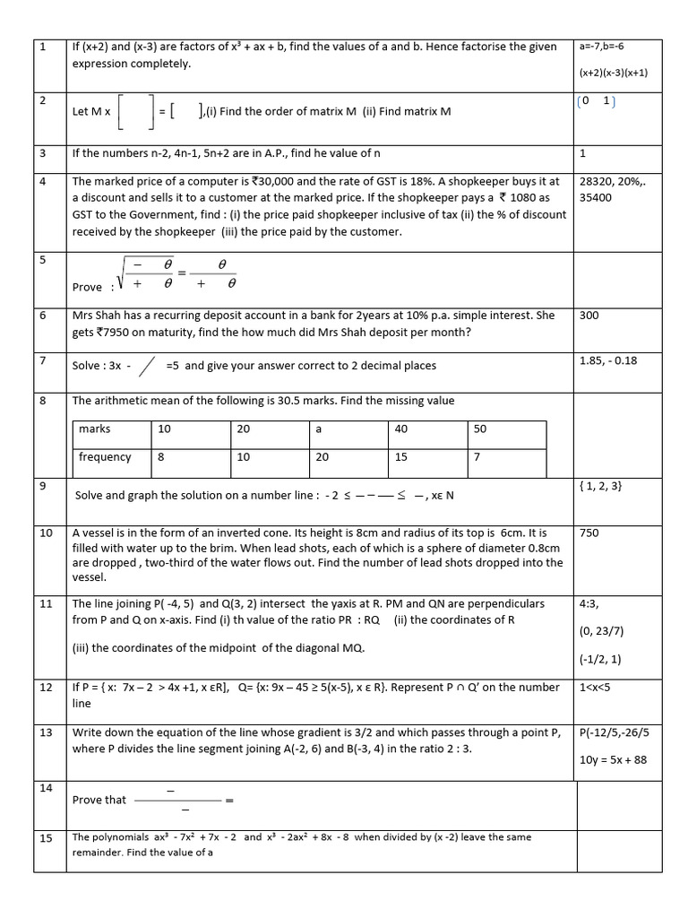 x Rev Work Sheet Oct 2024 | PDF | Sphere | Area