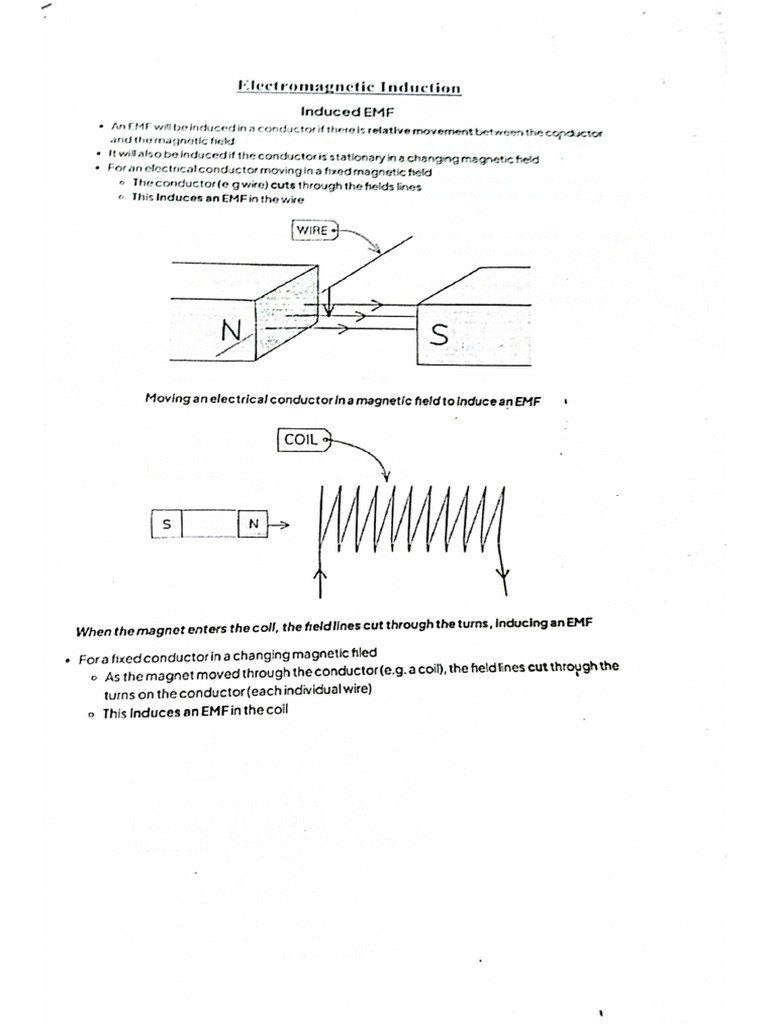 electromagnetic induction | PDF