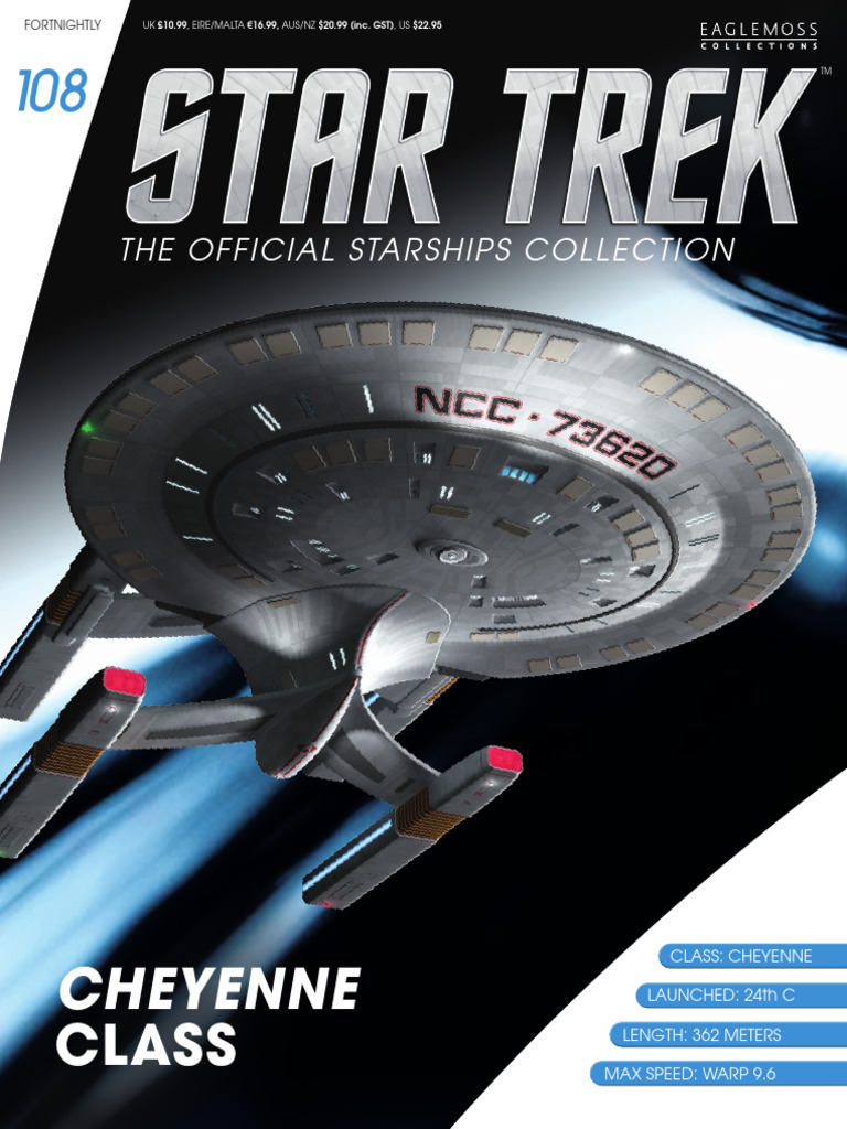 108 Issue Cheyenne Class | PDF | Star Trek | Star Trek Television Series