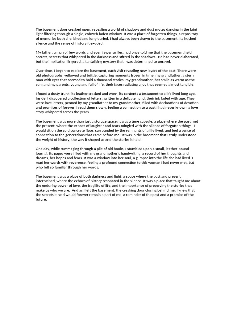 The basement door creaked open | PDF