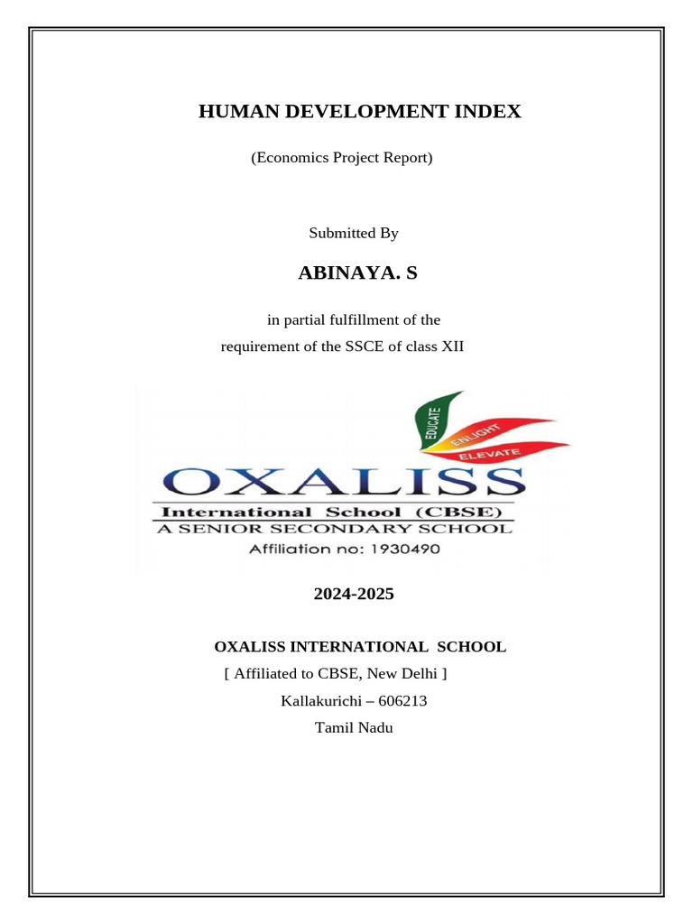 Eco Project Cover Abi | PDF