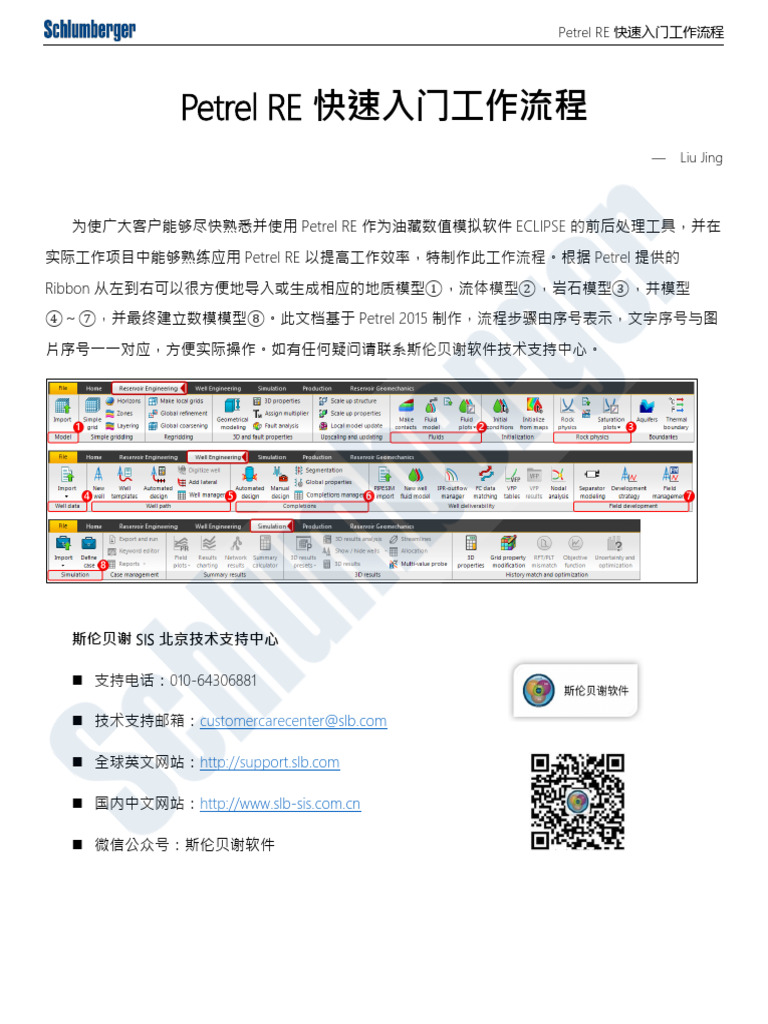 Petrel RE - 快速入门工作流程 | PDF