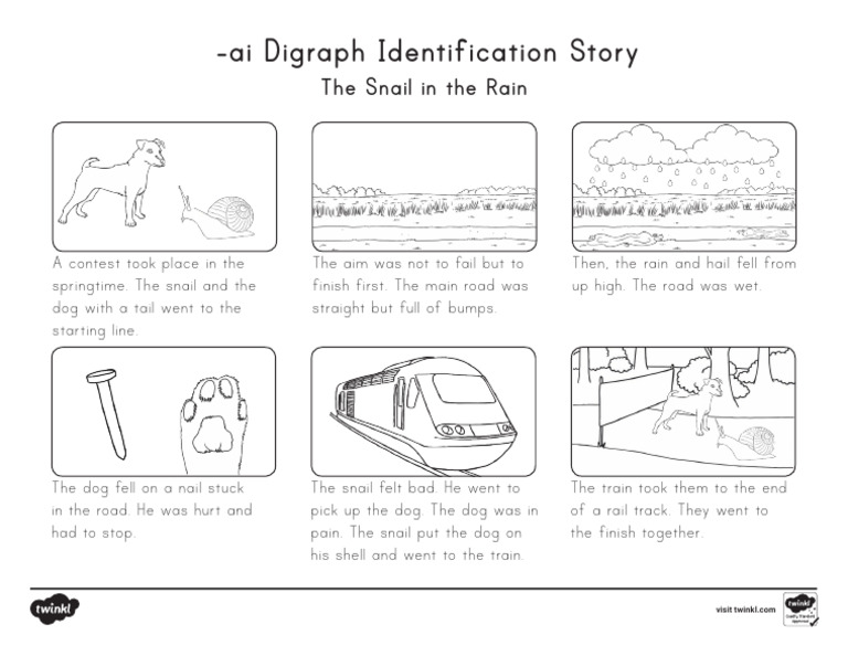 Ai Digraphs Identification Story Pack | PDF