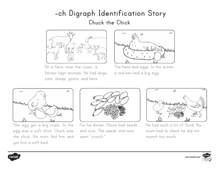 Ch Digraphs Identification Story Pack | PDF