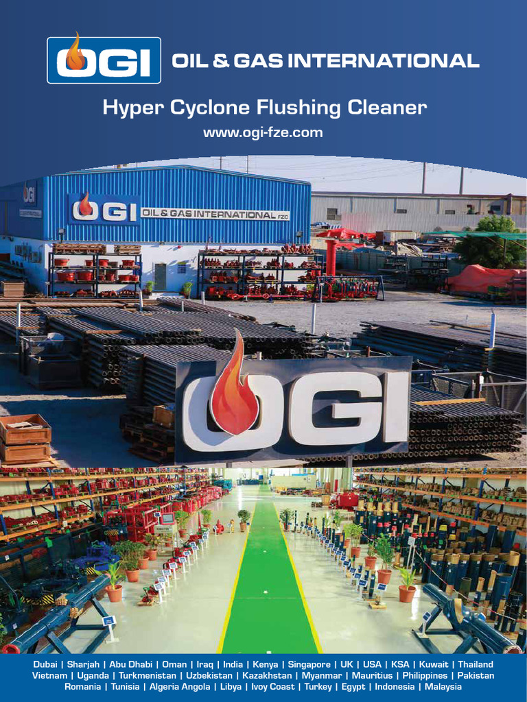 Hyper Cyclone Flushing Cleaner - Broucher | PDF | Drilling | Borehole