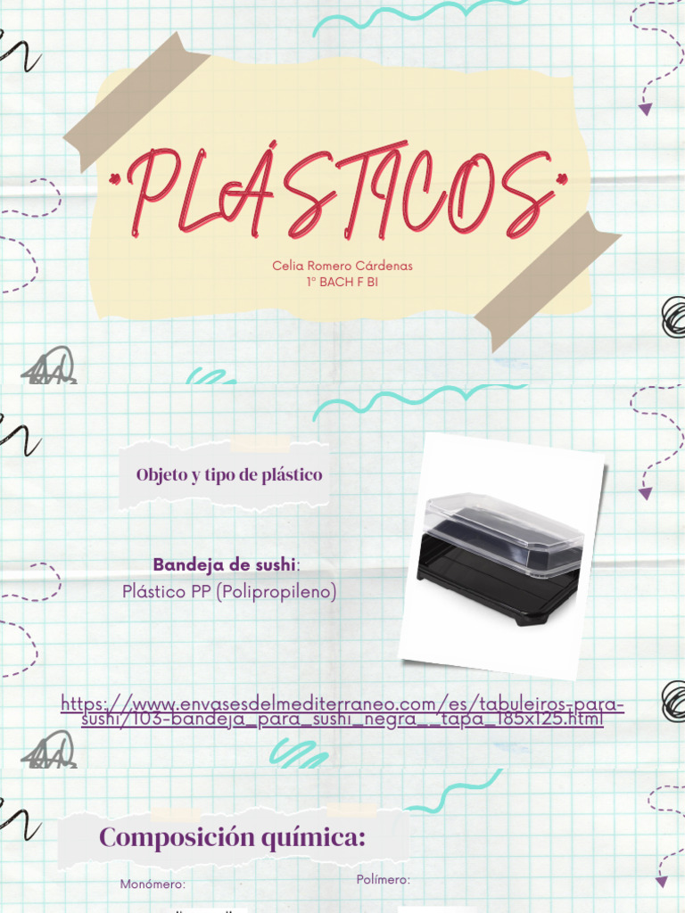 Presentacion Plasticos | PDF | El plastico | Sólido amorfo