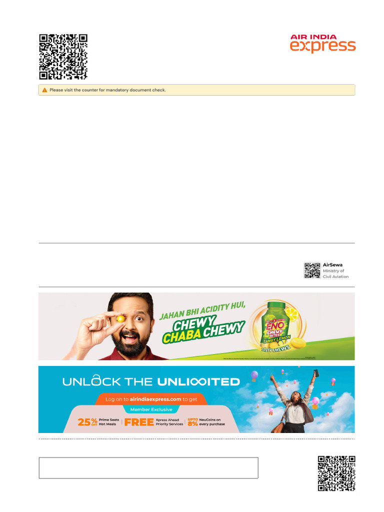 LTFS Add-On Details for Air India Express | PDF | Airport | Transport ...