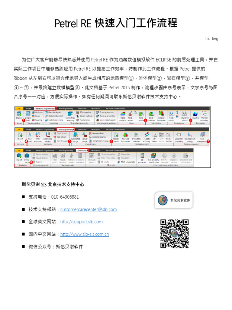 Petrel RE 快速入门工作流程 | PDF