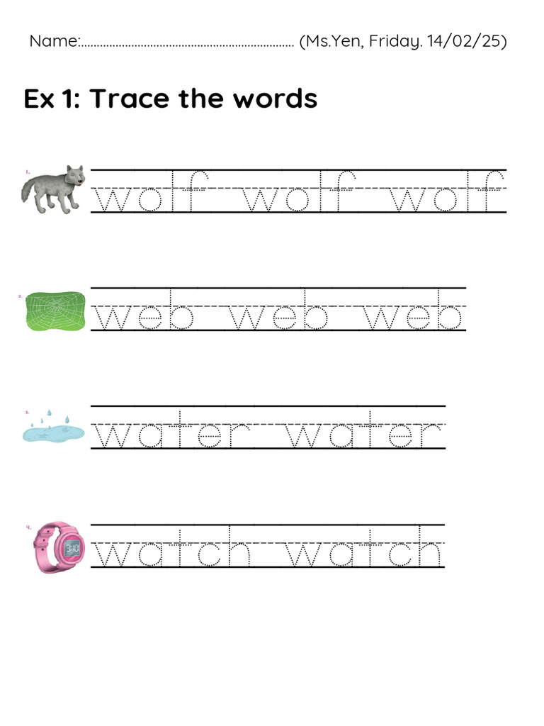 14.02.25 - Oxford Phonics - Letters WW, XX | PDF