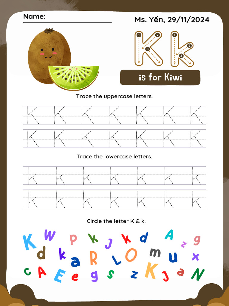 29.11.24 - Oxford Phonics - Letter KK | PDF | Written Communication ...