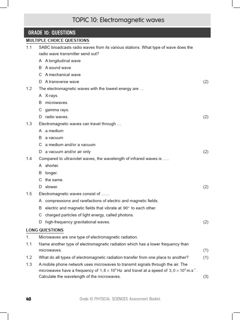 Electromagnetic Radiation | PDF | Electromagnetic Radiation | Waves