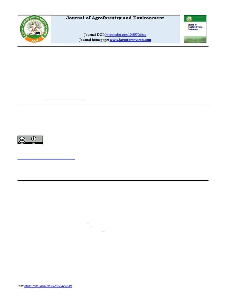 Foliar Application Of Nano Urea On Growth And Yield Of Binamash 3 Vigna