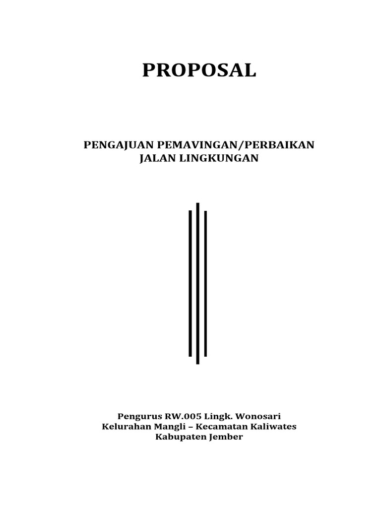 PROPOSAL PAVING GRIYA | PDF