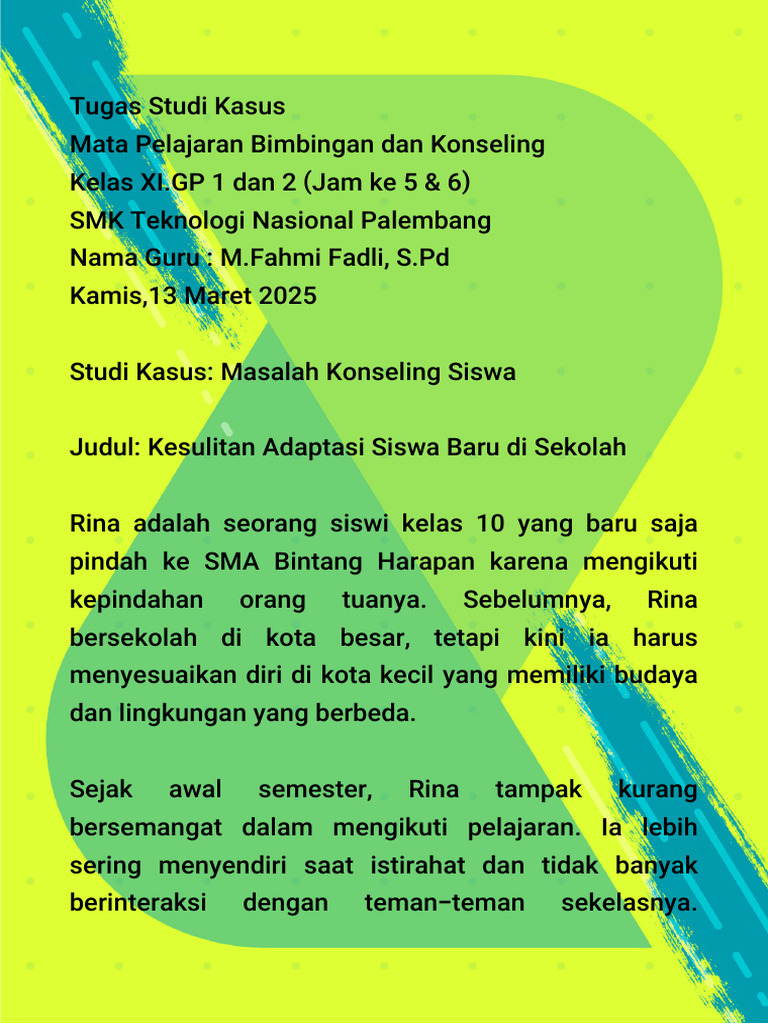 Tugas BK Kelas 11 | PDF