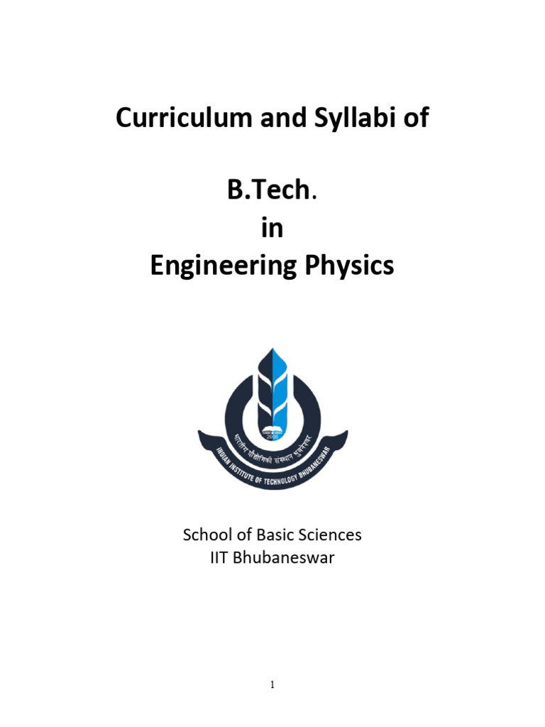 Engineering-Physics Curriculum Details 15.05 ERP2 | PDF | Linear Map | Physics