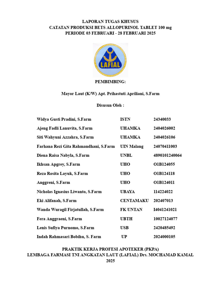 Tugas Khusus LAFI AL KELOMPOK 5 (1) (2) | PDF