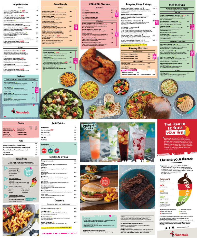 Menu in | PDF