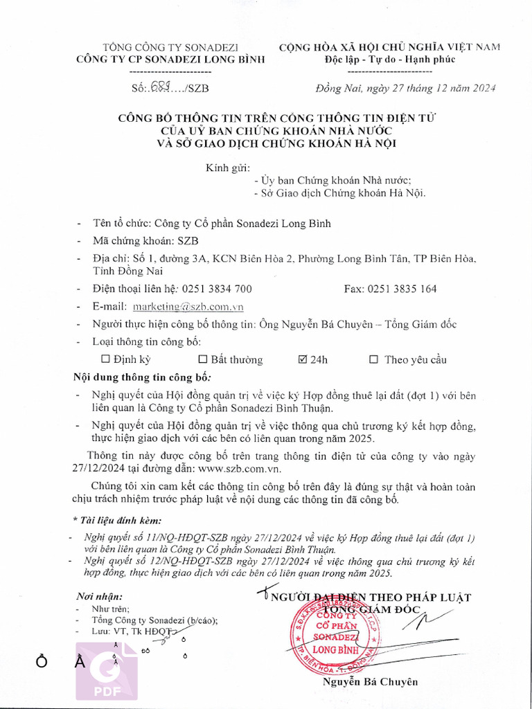 CBTT GDTanduc SignedCBTT | PDF