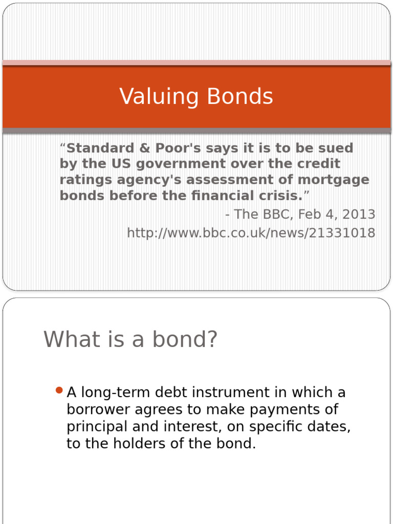 Chapter 5 - Bond Valuation | PDF | Bonds (Finance) | Interest