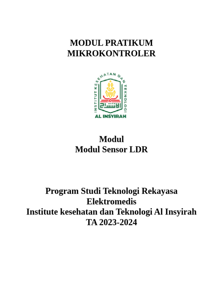 Modul 3 Mikrokontroler | PDF