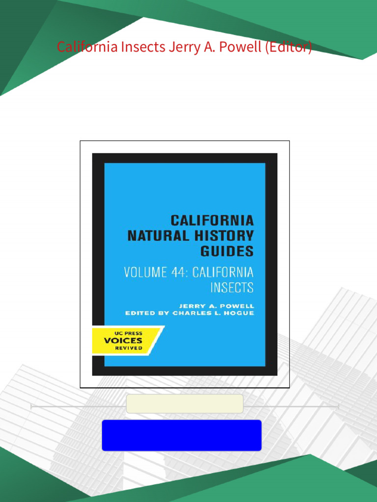 California Insects Jerry A. Powell (Editor) - Download the ebook now ...