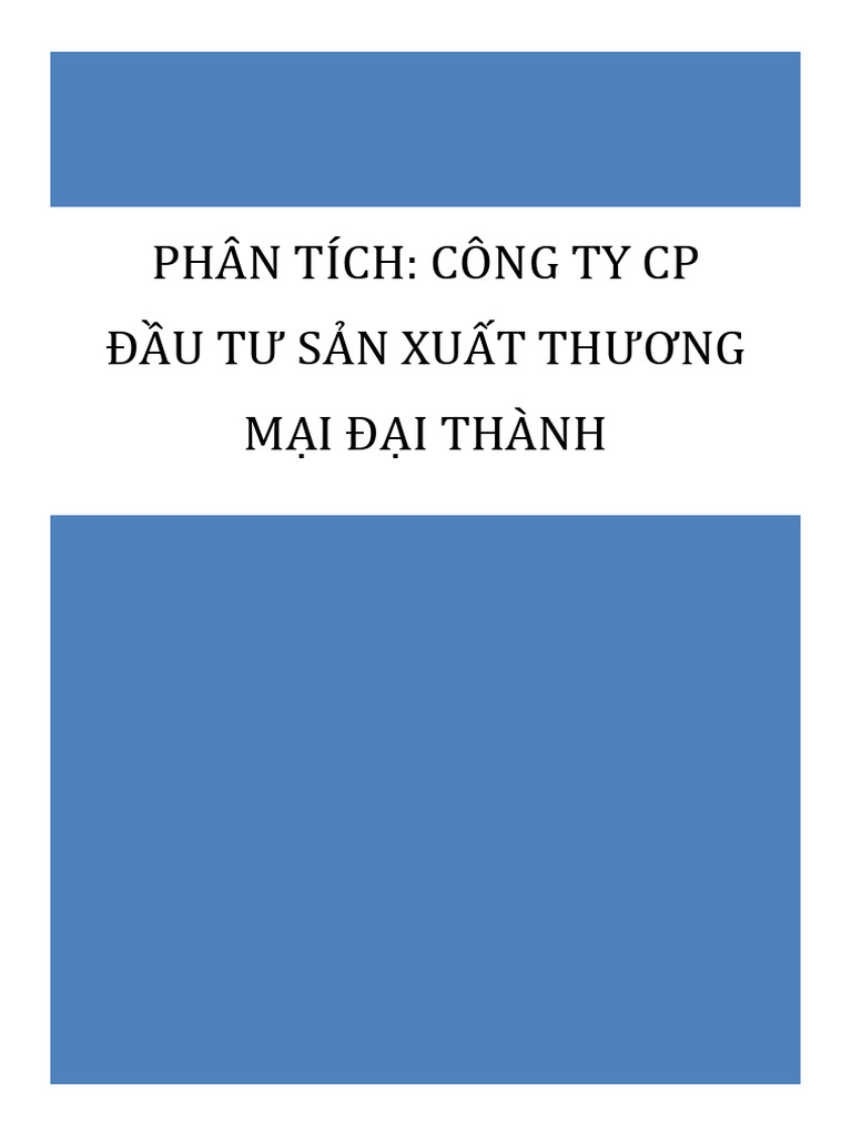 TM - Phân Tích BCTC - MOTE 3 | PDF