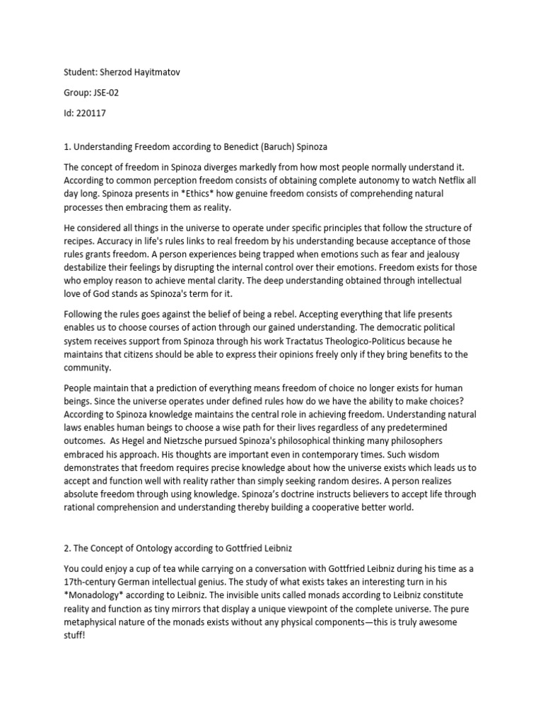 Philosophy-220117 | PDF | Gottfried Wilhelm Leibniz | Teaching Mathematics