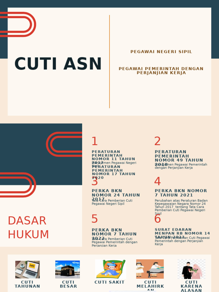 Panduan Cuti ASN dan PPPK 2023 | PDF