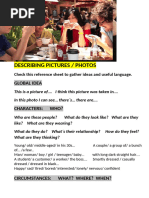 How To Describe Photos - KET, PET, FCE, CAE | PDF