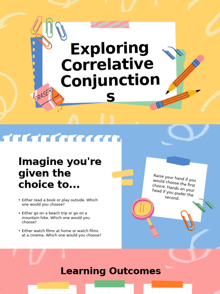 Exploring Correlative Conjunctions | PDF | Linguistics | Language Mechanics