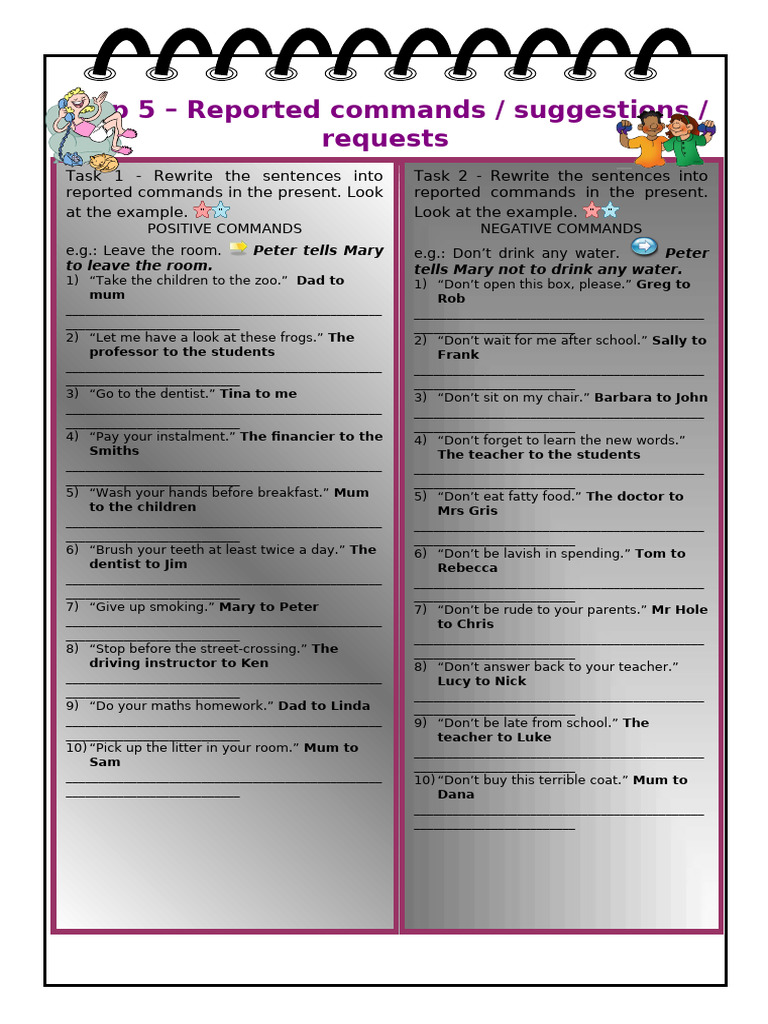 Reported Speech - Step by Step | PDF