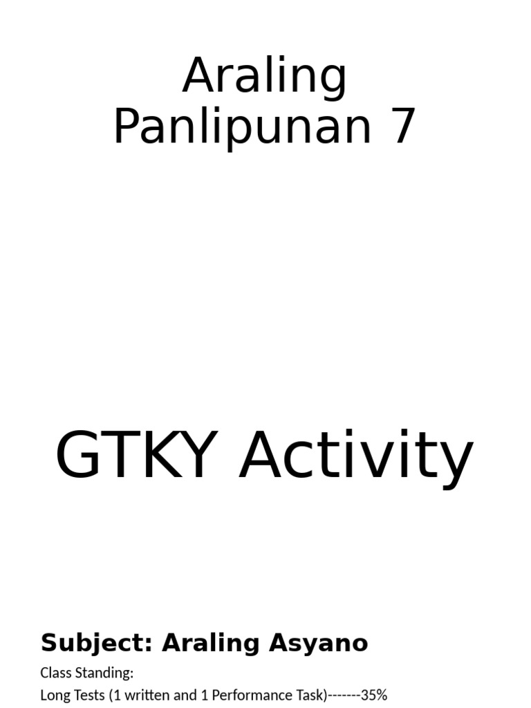 AP 7 Class Orientation | PDF