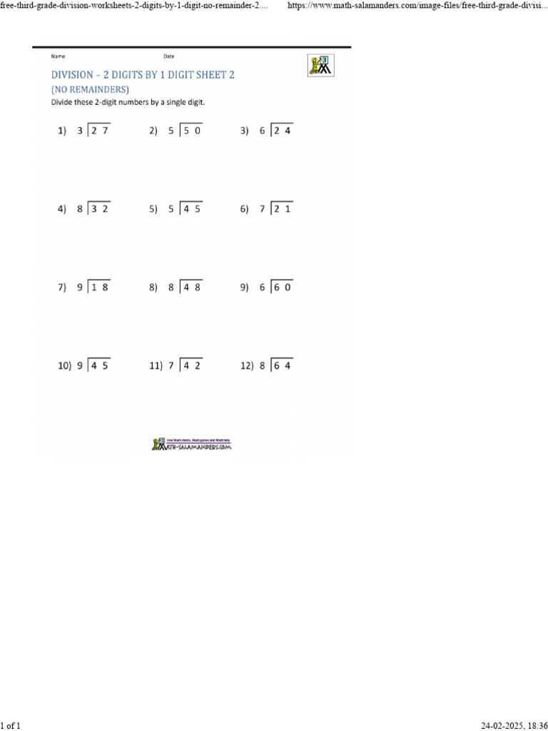 Free-Third-Grade-Division-Worksheets-2-Digits-By-1-Digit-No-Remainder-2 ...