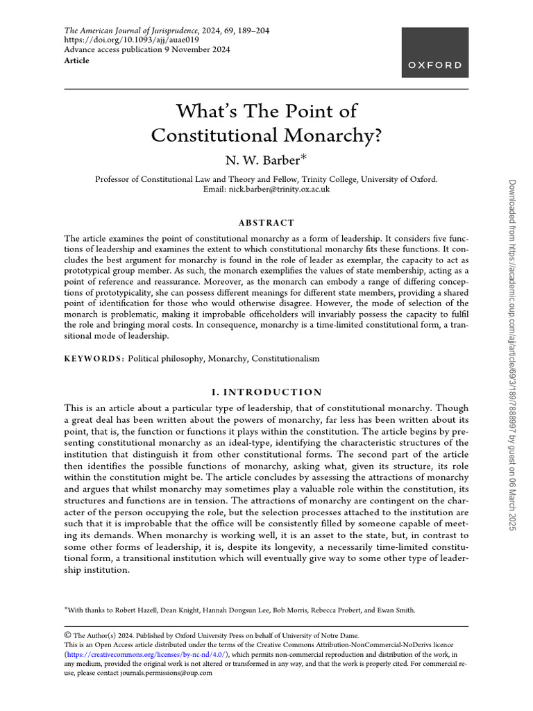 Constitutional monarchy | PDF | Monarchy | Democracy
