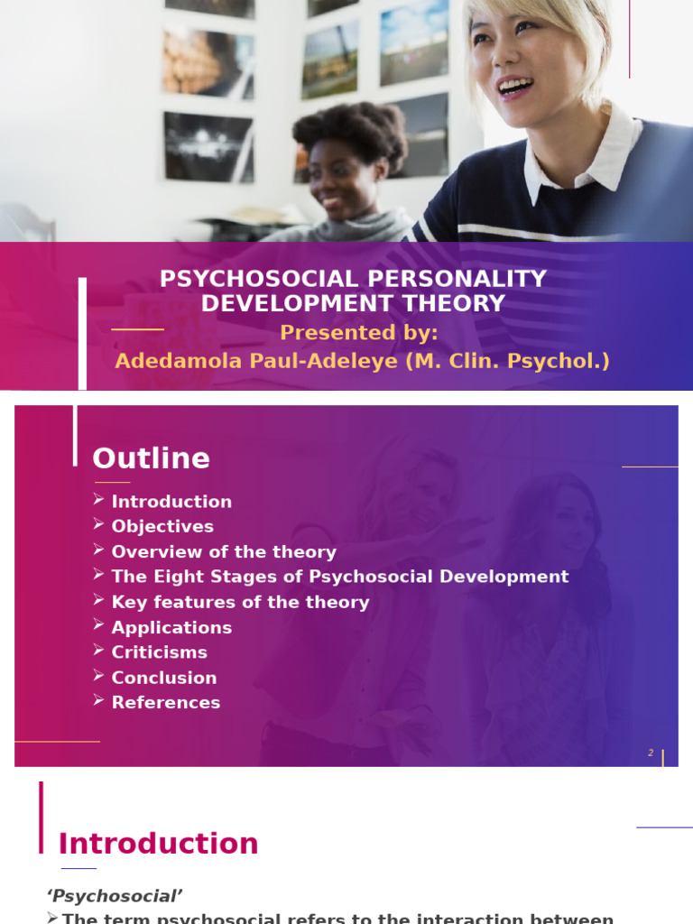 Erik Erickson Personality Theory | PDF | Human Development | Human Life ...