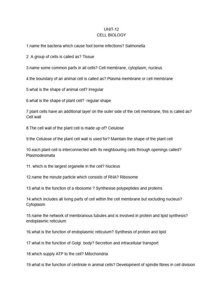 Key Concepts in Cell Biology | PDF | Cell (Biology) | Cell Nucleus